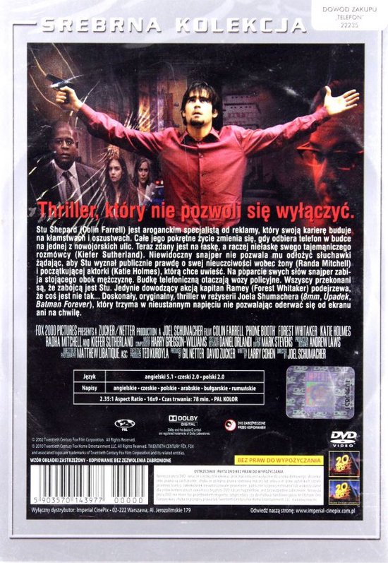 Phone Booth [DVD] (Dvd), Colin Farrell | Dvd's | bol