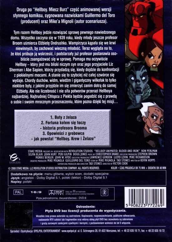Hellboy Animated: Blood and Iron [DVD] (Dvd), Selma Blair | Dvd's | bol