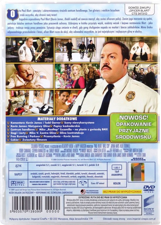 Paul Blart: Mall Cop [DVD] (Dvd), Jayma Mays | Dvd's | bol