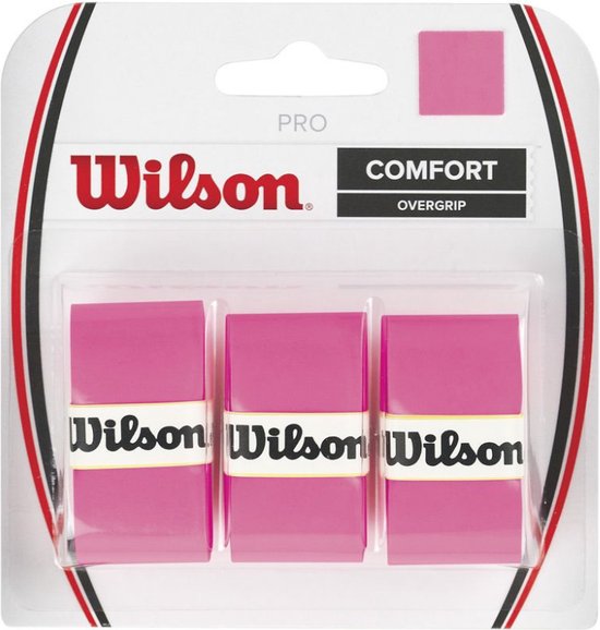 Wilson Pro Comfort - Overgrip Pink - Padel/Tennis/Badminton/Sqaush | bol