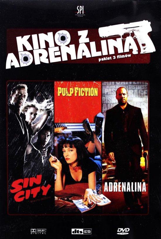Kino z adrenaliną: Pulp Fiction / Sin City / Adrenalina [3DVD] (Dvd ...