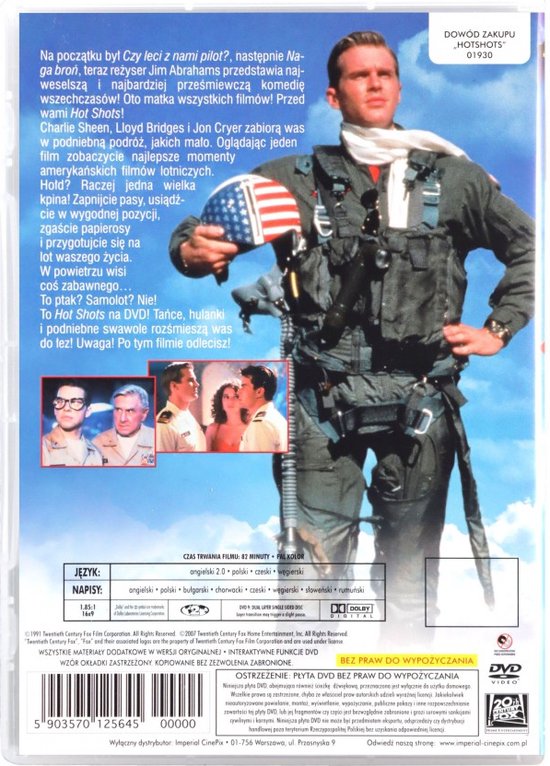 Hot Shots! [DVD] (Dvd), Cary Elwes | Dvd's | bol