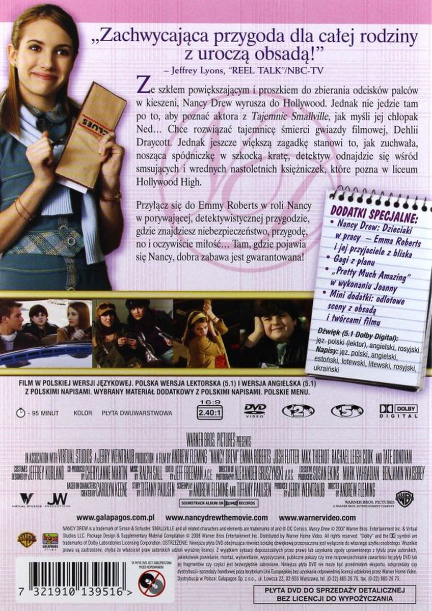 Nancy Drew [DVD] (Dvd), Josh Flitter | Dvd's | bol.com