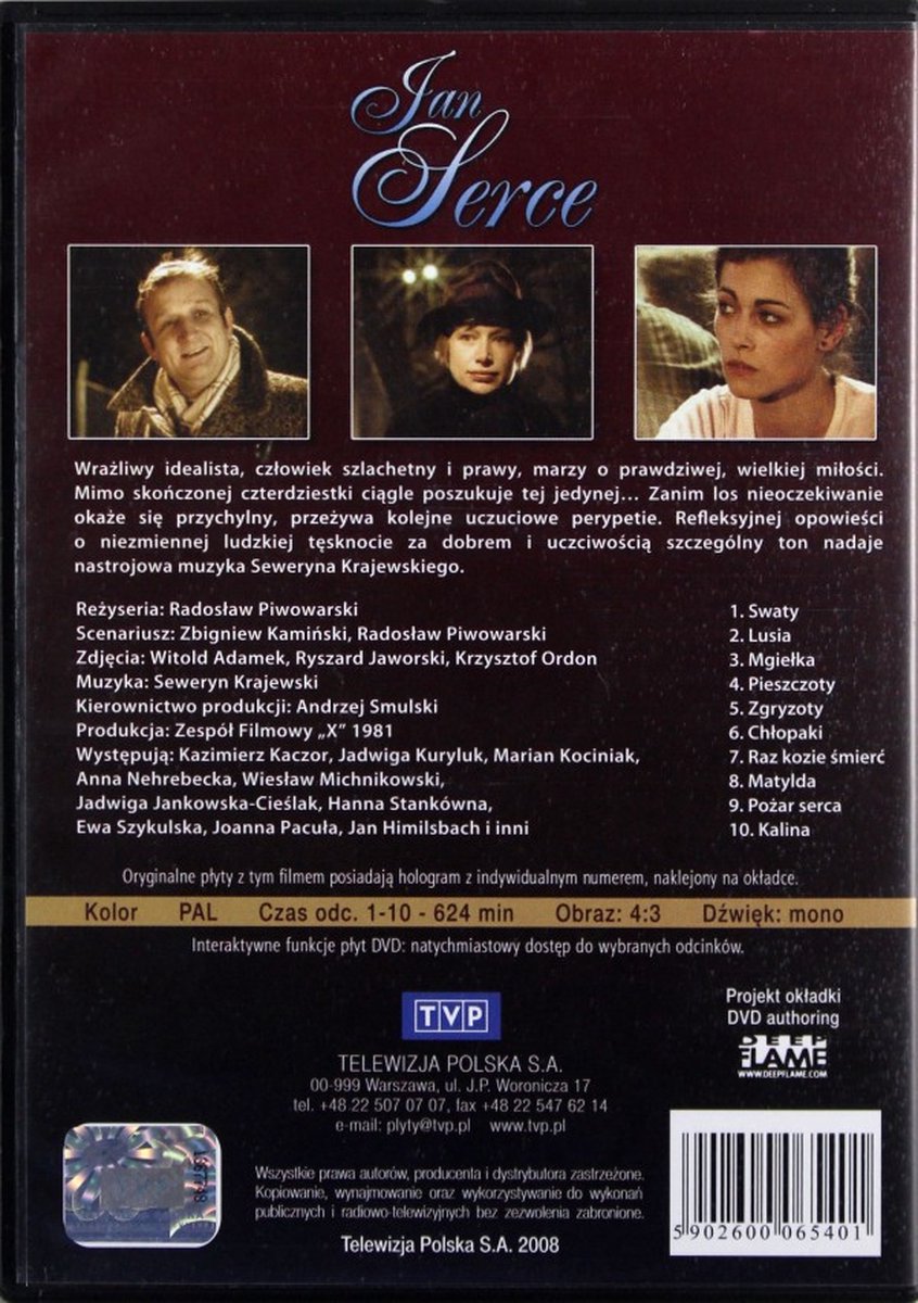 Jan Serce [4DVD] (Dvd), Jan Himilsbach | Dvd's | bol