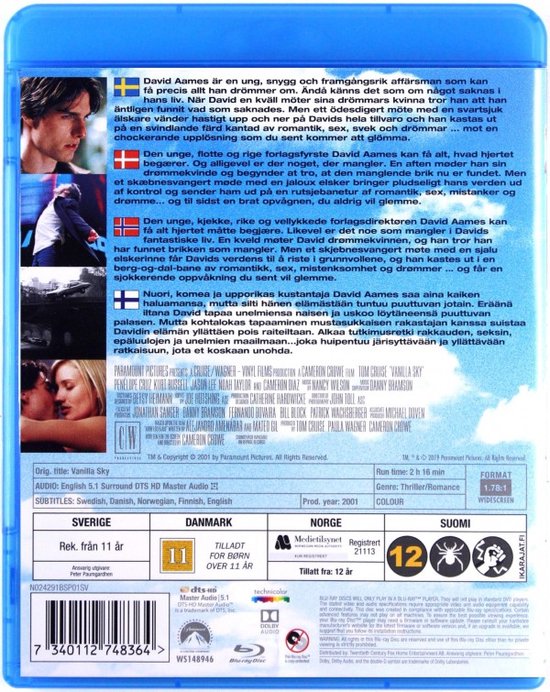 Vanilla Sky - Blu ray (Blu-ray), Penélope Cruz | Dvd's | bol