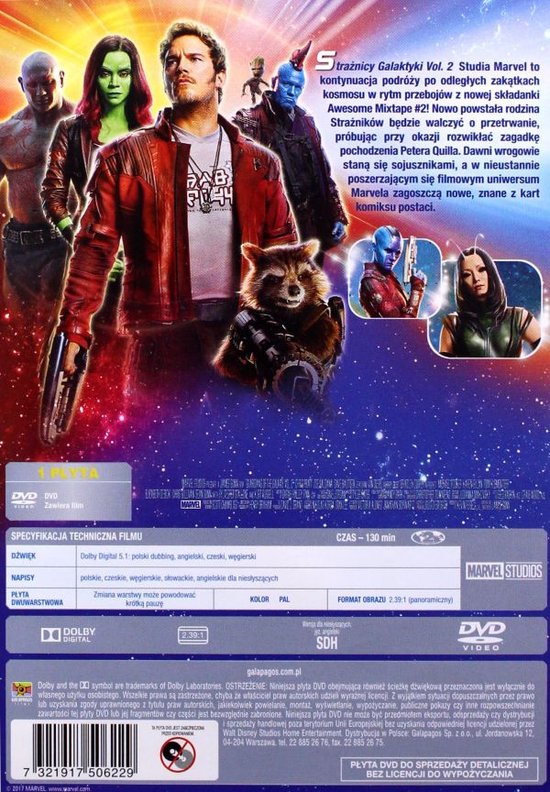 Guardians of the Galaxy Vol. 2 [DVD] (Dvd), Michael Rooker | Dvd's | bol