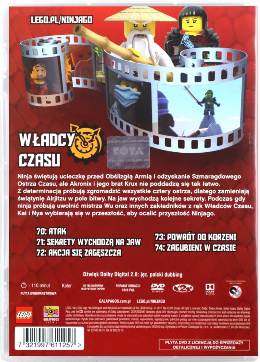 Lego Ninjago [DVD] (Dvd), Alex Medtlek | Dvd's | bol