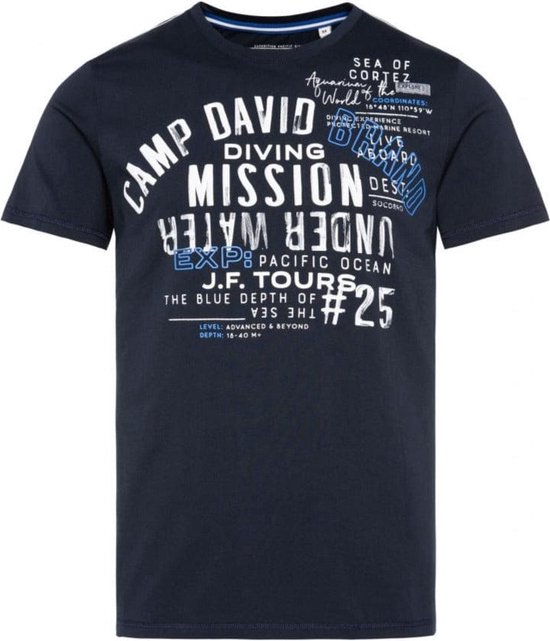 Stijlvol met dit CAMP DAVID duik-geïnspireerde T-shirt | bol