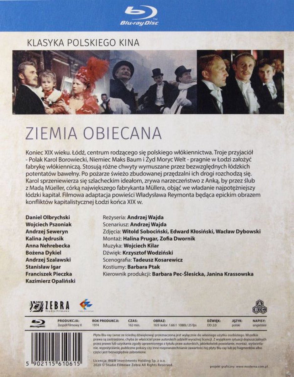 Ziemia Obiecana [Blu-Ray] (Blu-ray), Wojciech Pszoniak | Dvd's | bol.com