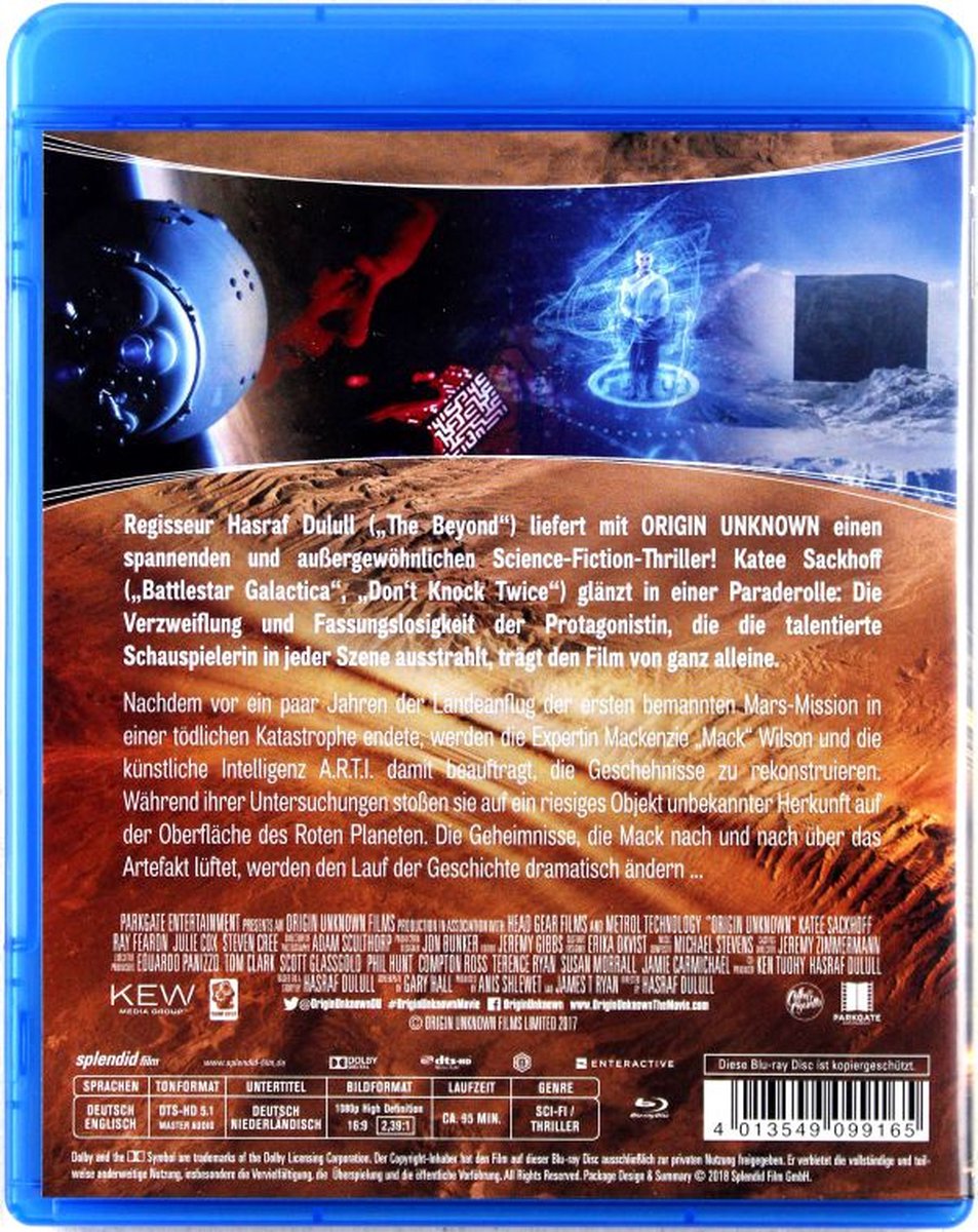 Origin Unknown/Blu-ray (Blu-ray), Katee Sackhoff | Dvd's | bol