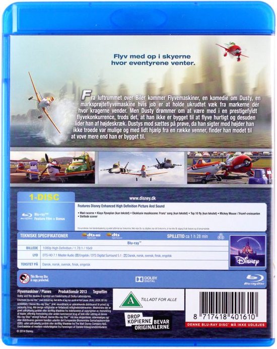 Planes [Blu-Ray] (Blu-ray), Carlos Alazraqui | Dvd's | bol