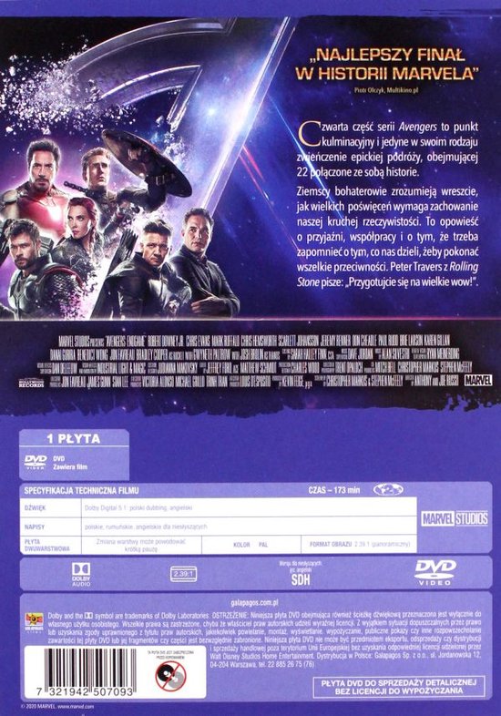 Avengers: Endgame [DVD] (Dvd), Mark Ruffalo | Dvd's | bol