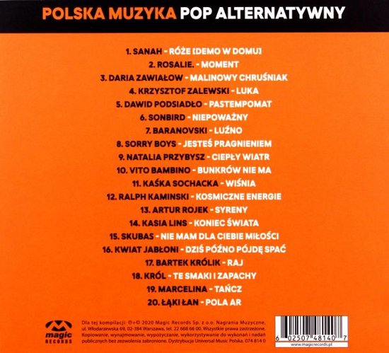 Polska Muzyka Pop Alternatywny [CD], Sanah | Muziek | bol
