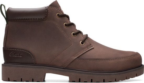 Clarks - Heren - Rossdale Mid - G - 4 - Brown WLined Lea - maat 7 | bol.com