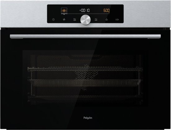 Pelgrim combi oven OM540RVS - 51 liter, AirFry, 45 cm nis ...