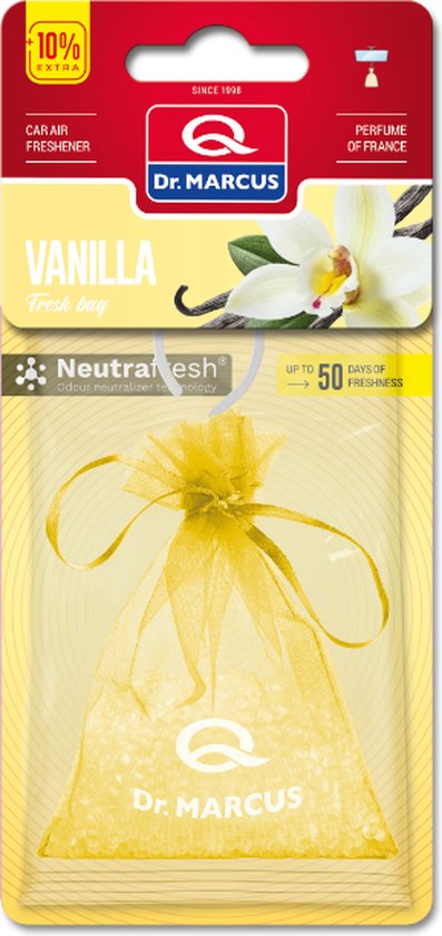 Dr. Marcus Vanilla Fresh bag luchtverfrisser met neutrafresh ...