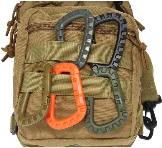 COBRA Tactical Karabijn Combat haken - 2 pcs - Olive | bol.