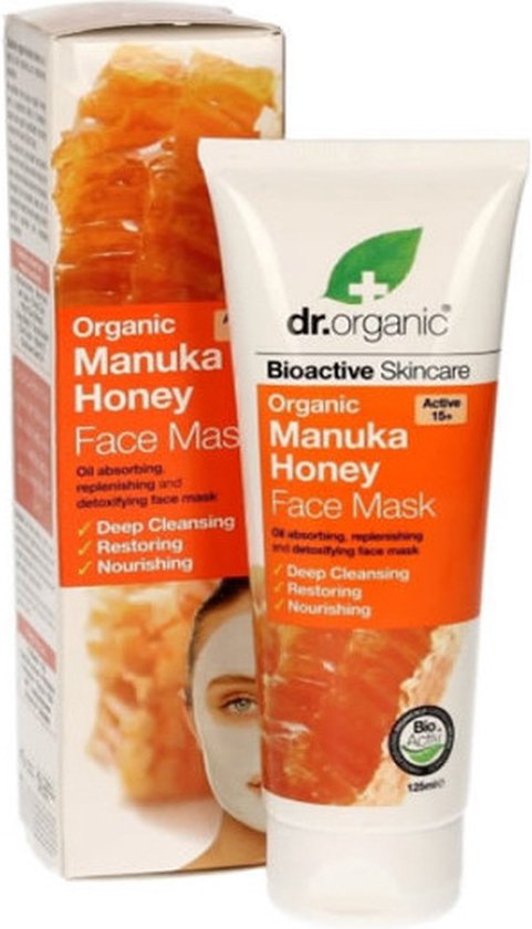 Dr Organic Manuca Honey Face Mask 125ml | bol