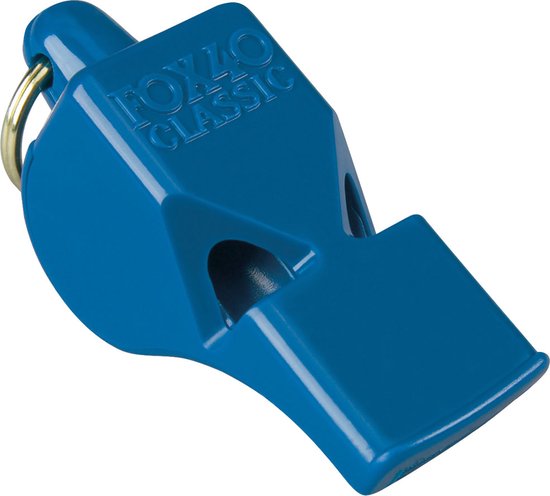 Fox 40 Classic scheidsrechtersfluitje met koord - Blauw | bol