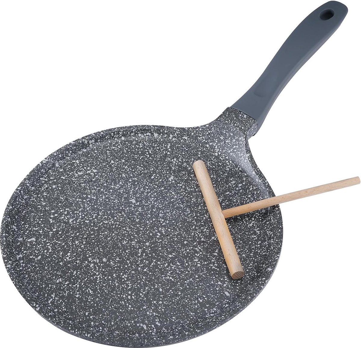 Poêle à crêpes induction 30 cm (intérieur 28 cm) poêle à crêpes avec ...