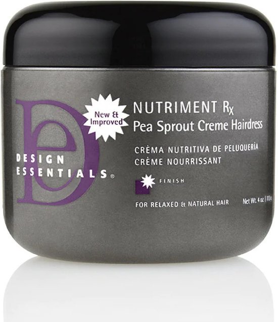 Design Essentials Nutriment RX Pea Sprout Creme Hairdress - 113 gr | bol