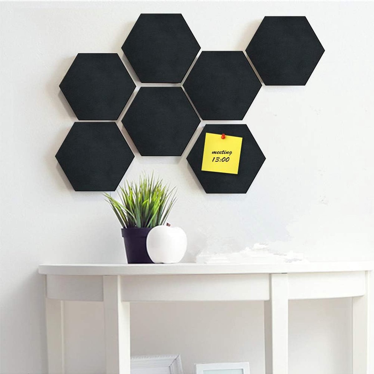 Tableau d'affichage en liège, tableau d'affichage hexagonal en Feutre ...