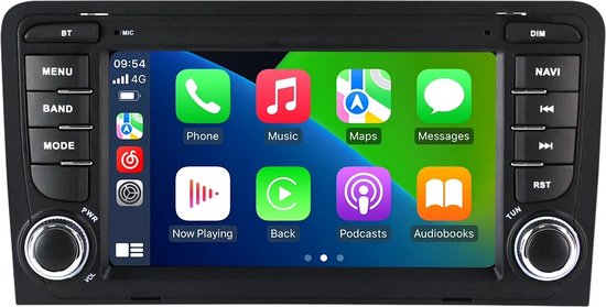 Navigatiesysteem auto met scherm - autoradio geschikt voor CarPlay en ...