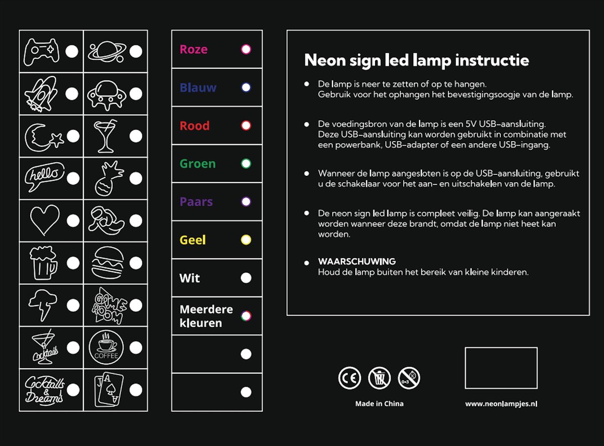 Neon Lamp - Maan Ster - Neon Sign - Neon Verlichting - Neon Led Lamp ...