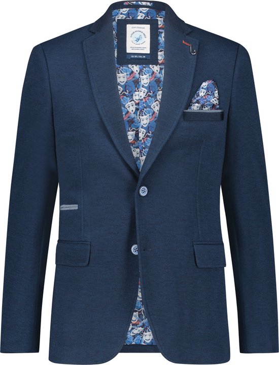 AFNF | Blazer pique masks | Heren | Navy | | 46 | bol