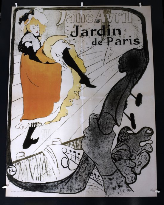 Henri de Toulouse-Lautrec - Jane Avril Poster - Kunstposter - 60x80 cm ...