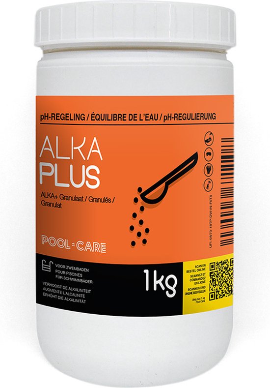 Pool-Care - Pool-Care Alka Plus Granulaat 1 kg - Alka plus - Alka | bol