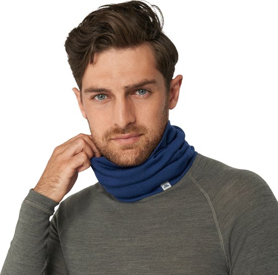 DANISH ENDURANCE Colsjaal met Merinowol- Veelzijdig - Marineblauw | bol