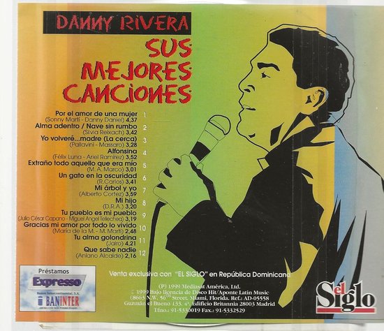 DANNY RIVERA - SUS MEJORES CANCIONES, Danny Rivera | Muziek | bol.com