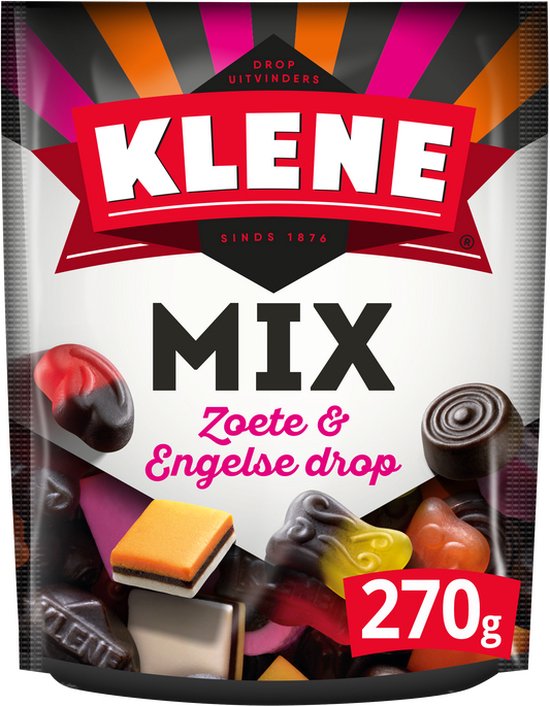 Klene | Zoete Mix & Engelse drop | 8 x 270 gram | bol