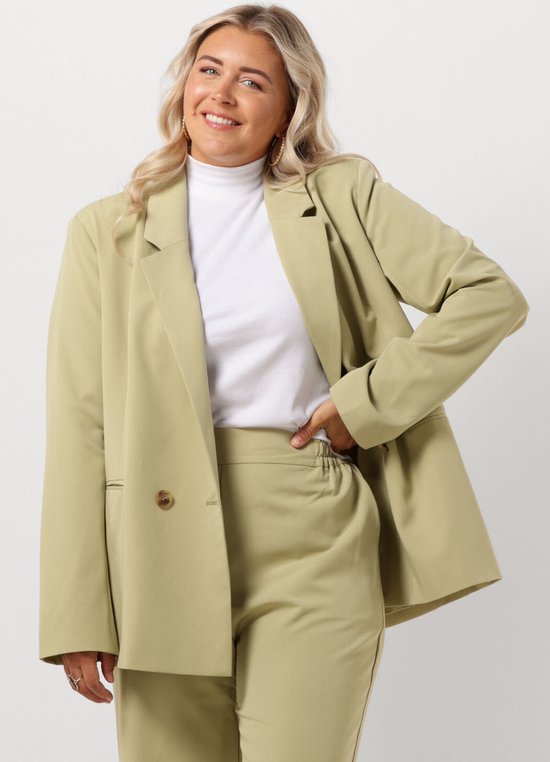 Notre-V X Florine - Carbo Blazer Blazers Dames - Groen - Maat L | bol