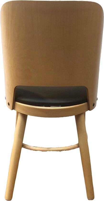 Scandinavische Houten Stoel (Set van 12) - Stoel Budapest | bol