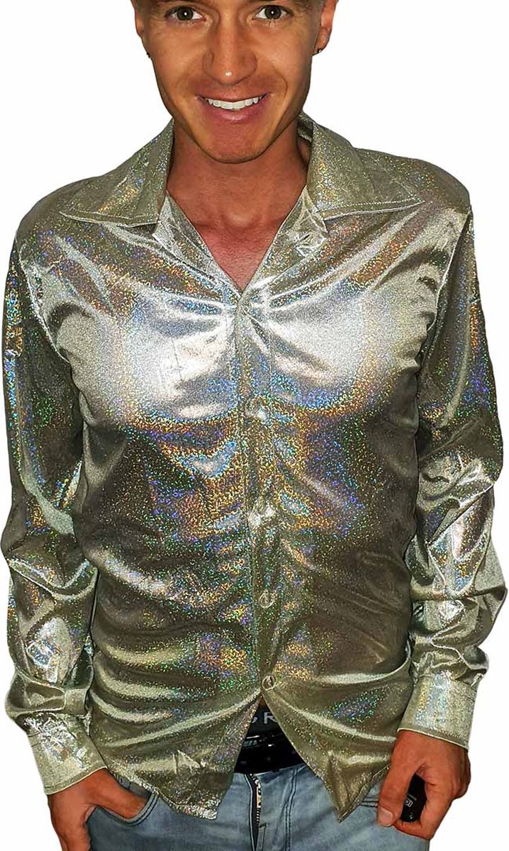 Party blouse - Overhemd - Carnaval kostuum - Carnavalskleding - Glitter ...