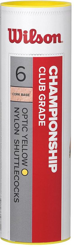 Wilson Championship Shuttle (Tube of 6) | bol