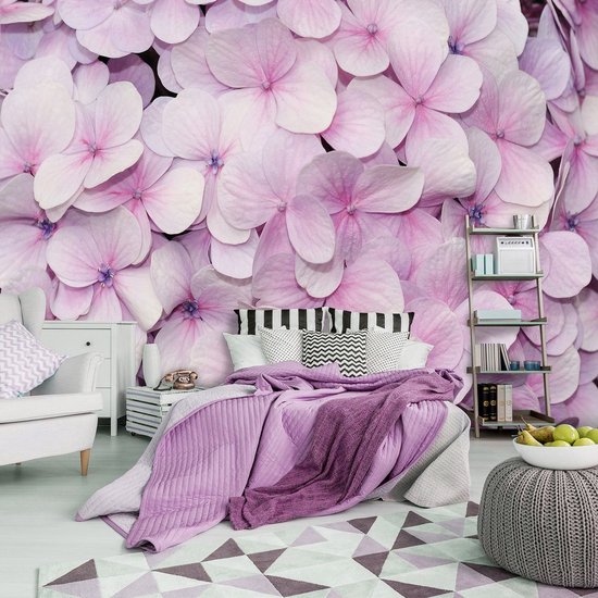 Fotobehang - Vlies Behang - Roze Bloemen - 416 x 254 cm | bol