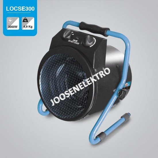 Leman elektrische heater bouwverwarmer 3000 watt | bol.com
