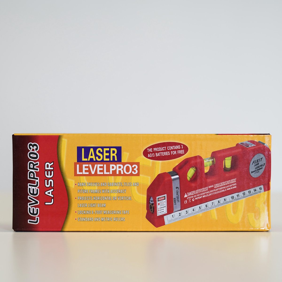 Laserwaterpas - 3in1 Laser waterpas (horizontaal, verticaal en kruis ...