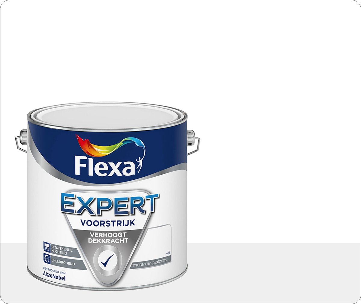 Flexa Expert Voorstrijk - Wit - 2,5 liter | bol.com