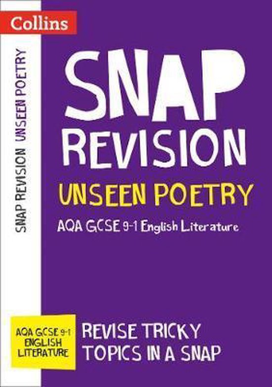 AQA Unseen Poetry Anthology Revision Guide | 9780008320119 | Collins ...