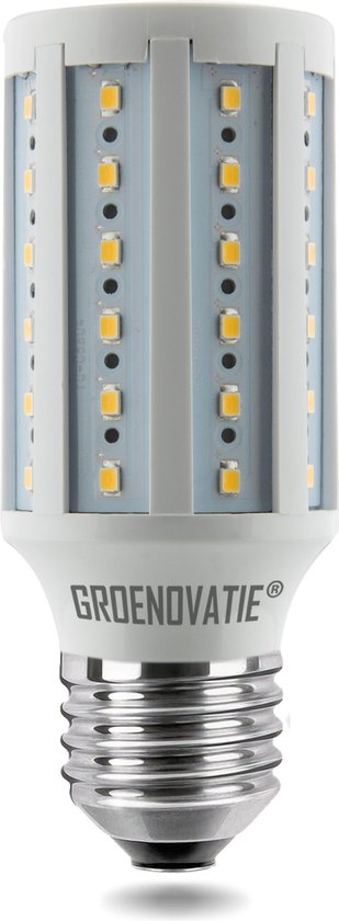Groenovatie Led Corn Mais Lamp E27 Fitting 10w 190x49 Mm Koel Wit