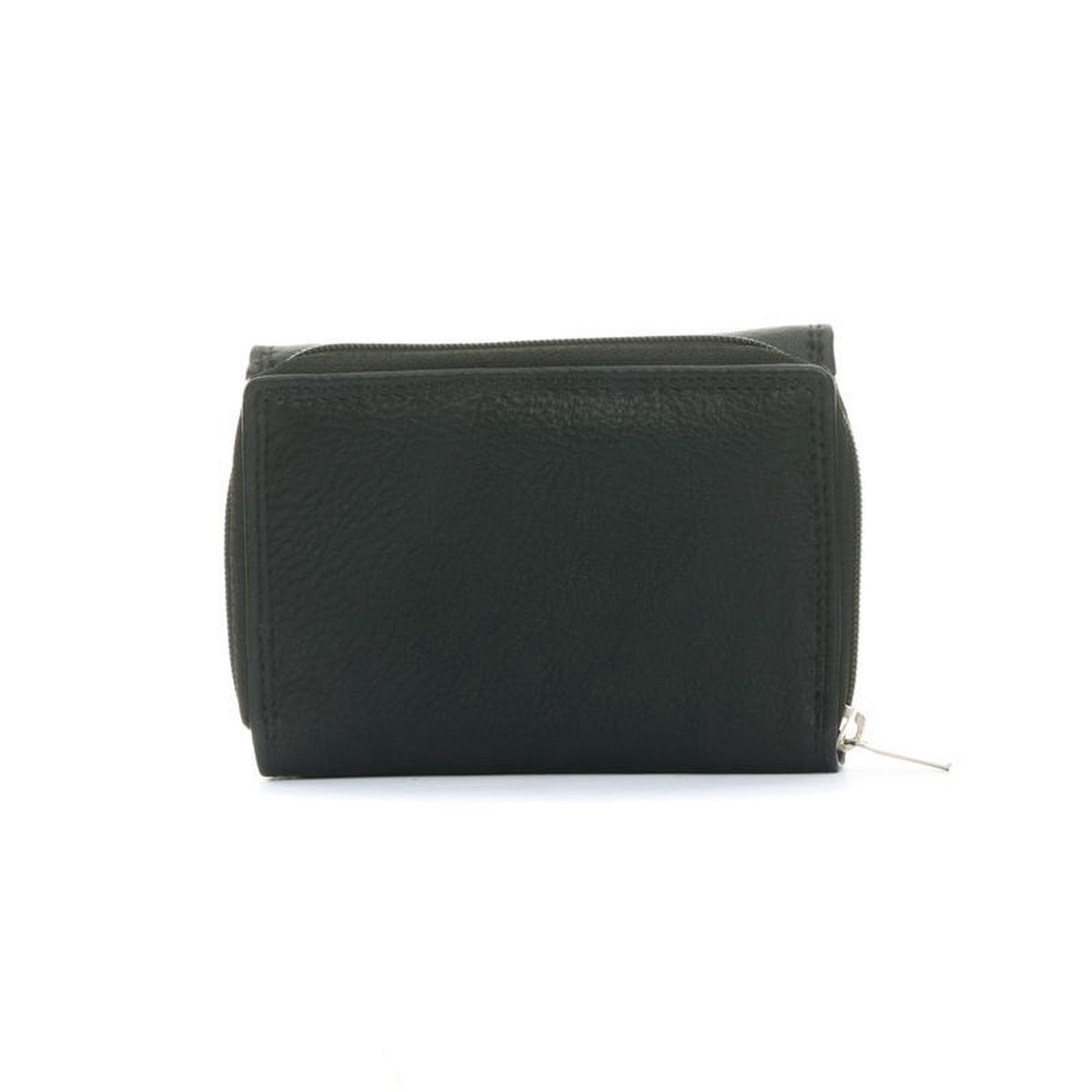 LeonDesign - portemonnee - portemonee met rits - zwart - leer ...