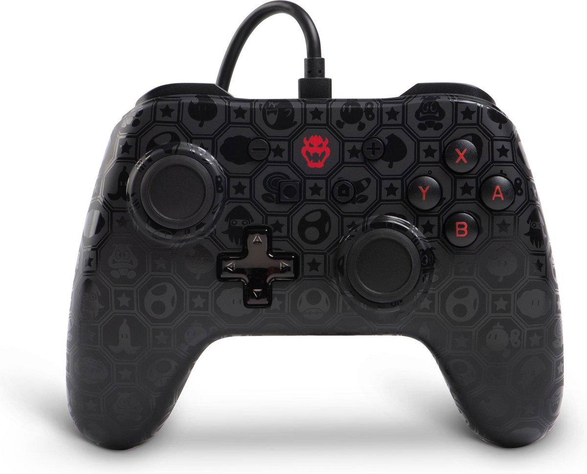 PowerA NSW Wired Controller Shadow Bowser | bol.com