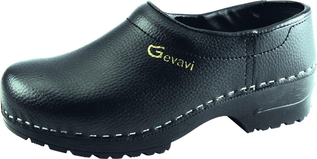 Gevavi Jens Zwart Gesloten Schoenklompen PU Heren | bol.com