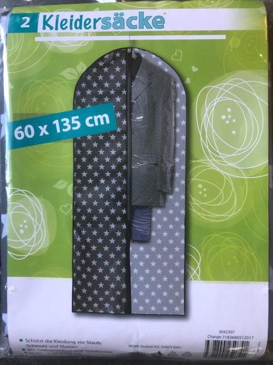 Beschermende Kledinghoes - Kledingzak - 60 x 135 cm - Set van 2 stuks ... Beschermende Kledinghoes - Kledingzak - 60 x 135 cm - Set van 2 stuks ...