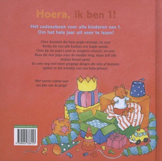 Hoera, ik ben 1!, Marianne Busser | 9789044338157 | Boeken | bol