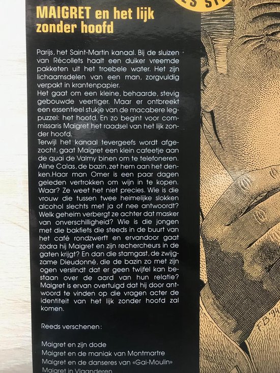 Commisaris Maigret deel 5 en het lijk zonder hoofd ( stripboek ...